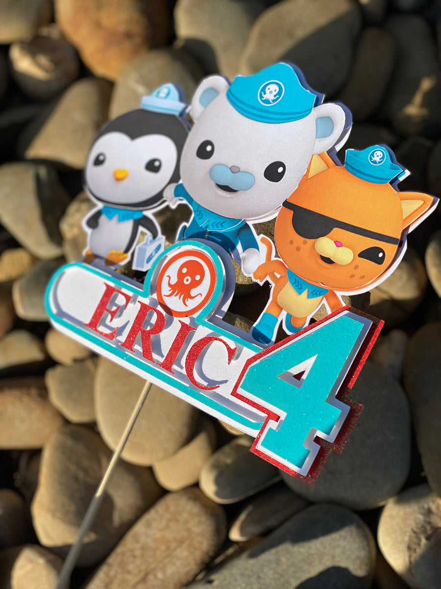 3D Cake Topper Octonauts Theme – Toad and Co Designs
