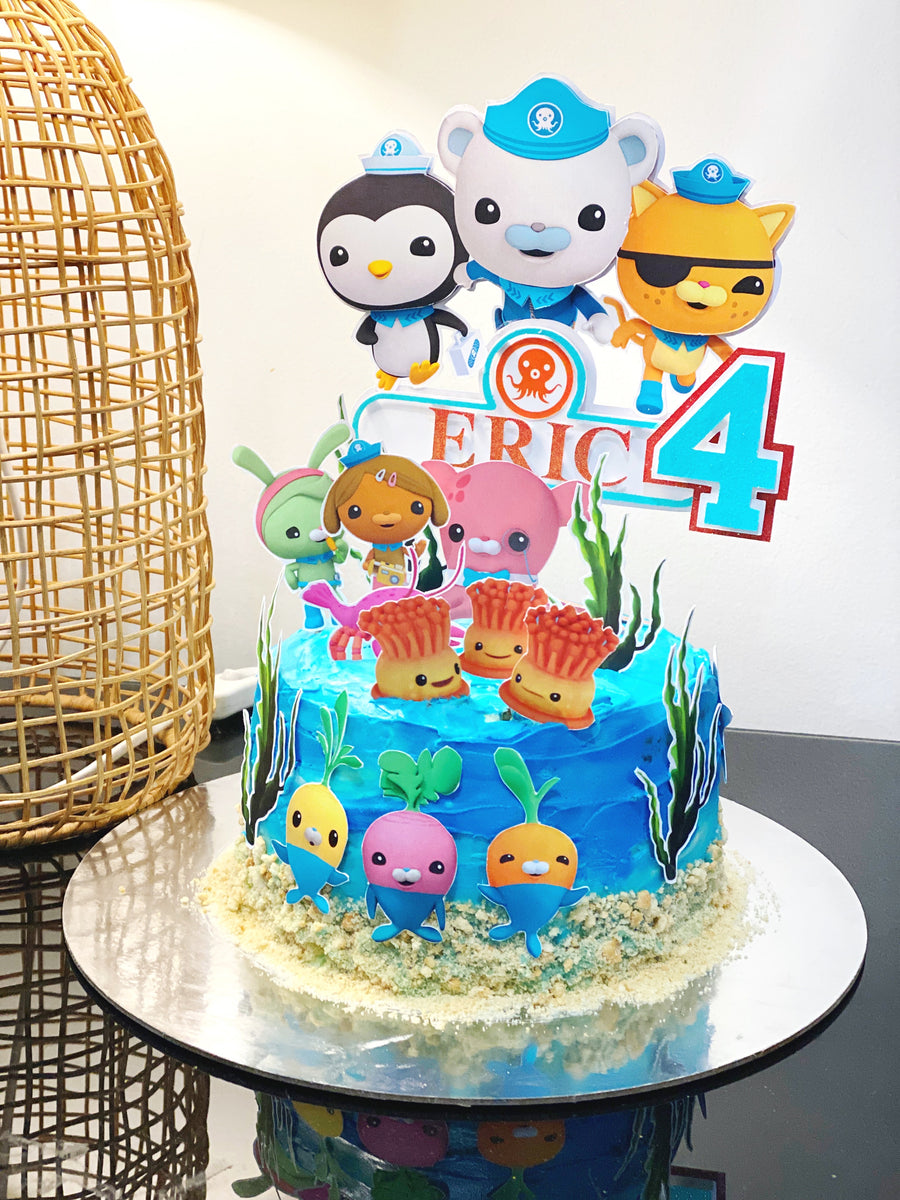 3D Cake Topper Octonauts Theme – Toad and Co Designs
