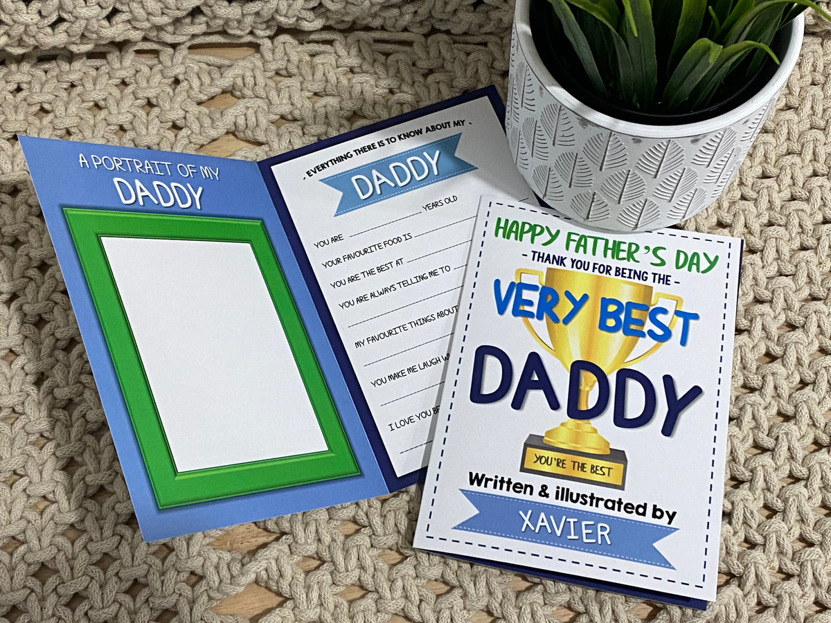 Fathers Day Question Cards – Toad and Co Designs